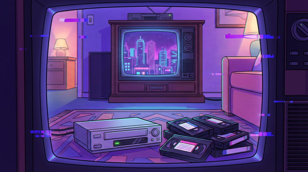 How to Use the VHS Overlay Effect for Ultimate Retro Vibes - retrowave