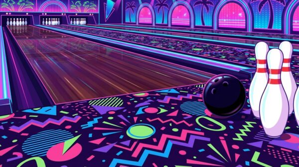Why Retro Bowling Alley Carpet Is The Ultimate Aesthetic - retrowave