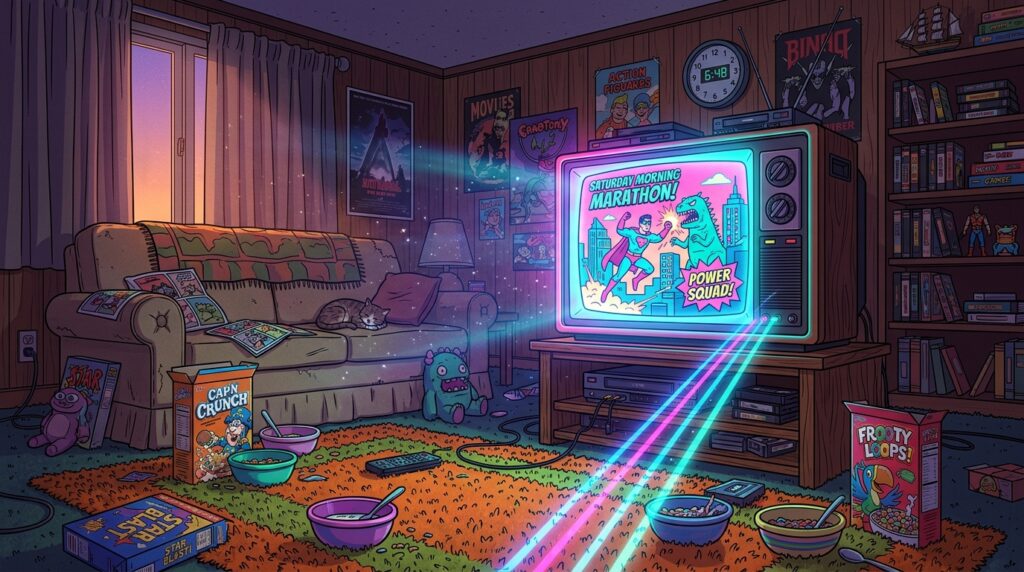 The Neon Glow Of Saturday Morning Cartoons - retrowave