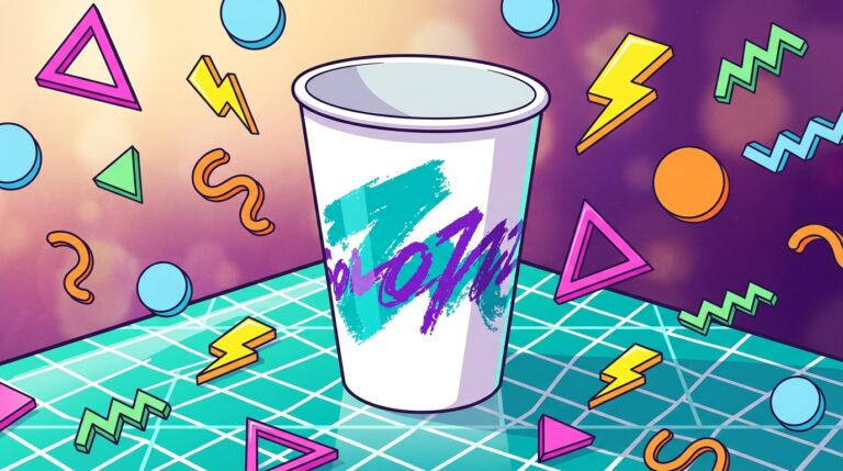 The Ultimate Guide To The Most Iconic 90s Jazz Cup Pattern - retrowave